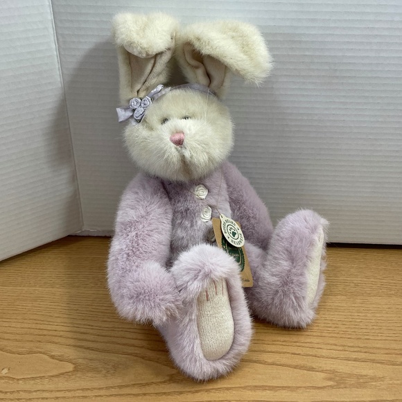 Boyds Bears | Toys | Vtg Boyds Bears Lavender Rabbit Plush Lady ...